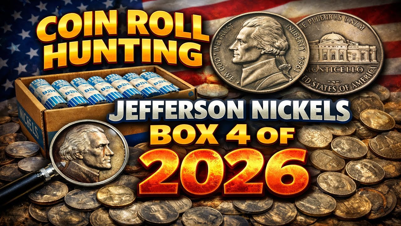 Coin Roll Hunting Jefferson Nickels Box 4 - YouTube