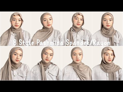 Tutorial Pashmina Kaos / Spandek