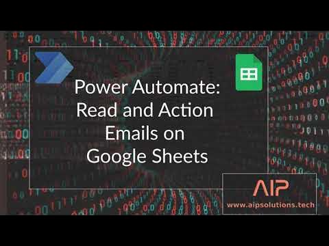 Power Automate Desktop: Connect To and Read Google Sheets, Parse the Data and action emails on ...