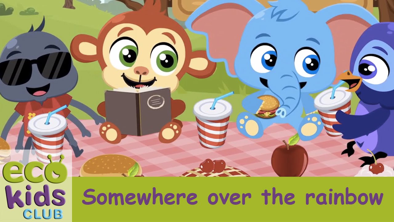 Somewhere over the rainbow from EcoKids Club - Children Nursery Rhyme ...