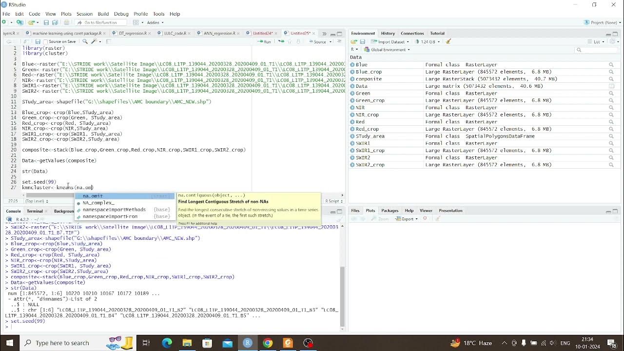 Unsupervised image classification using R - YouTube