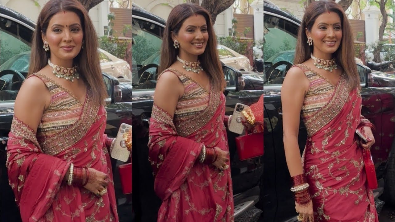 Geeta Basra At Anil kapoor House For Karwachauth - YouTube