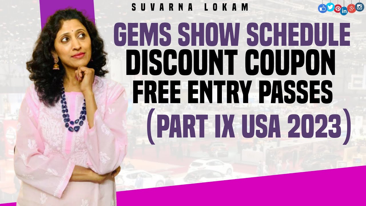 International Gems & Jewelry show USA | Gems show Haul | Suvarna lokam ...