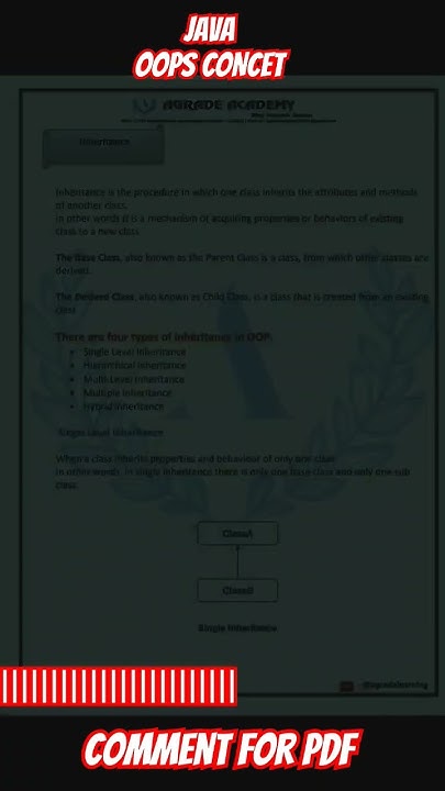 Java Oops Concept Shorts Java Objectorientedprogramming Javaoops Viral Programming
