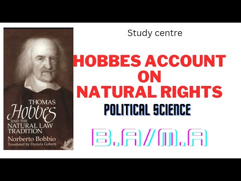 Hobbes account on Natural Rights #ignou #politicalscience #study #2023 ...