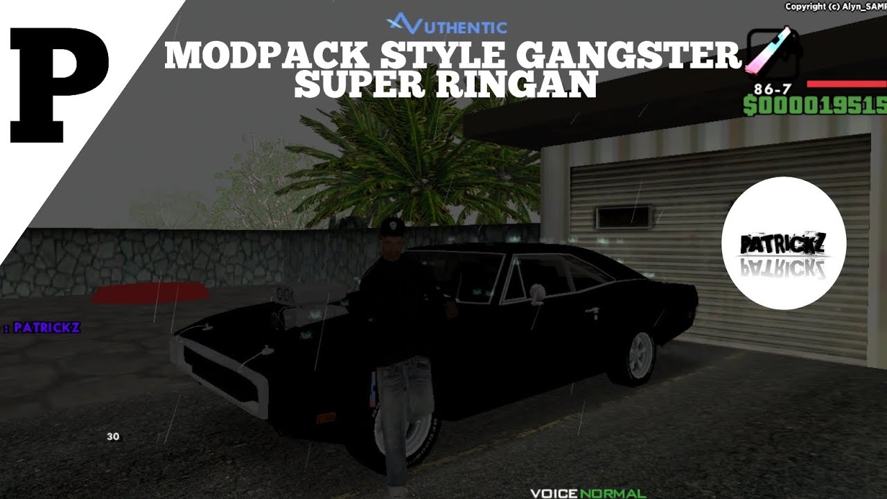 SHARE MODPACK STYLE GANGSTER SUPER RINGAN YANG SERING GW PAKE RP ...