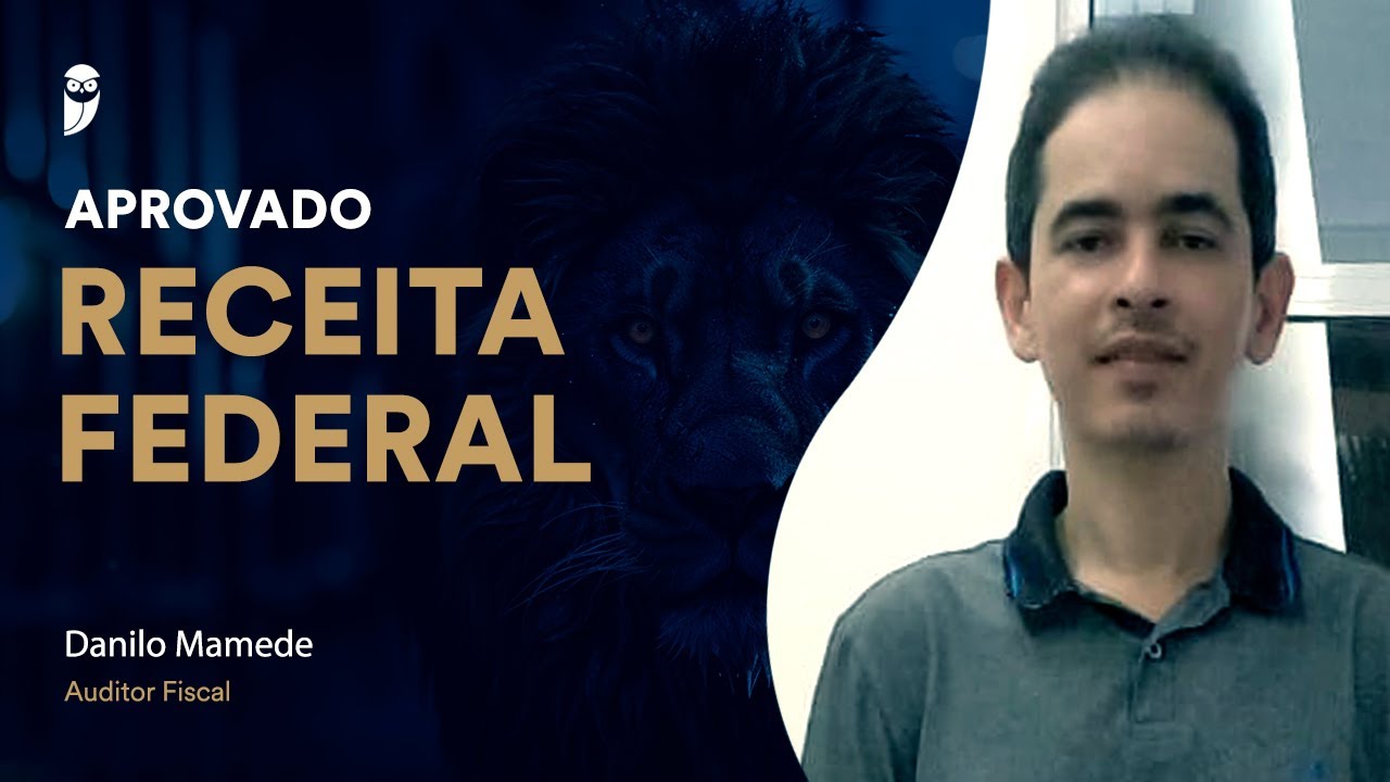 ENTREVISTA: Danilo Mamede, aprovado no concurso da Receita Federal para ...
