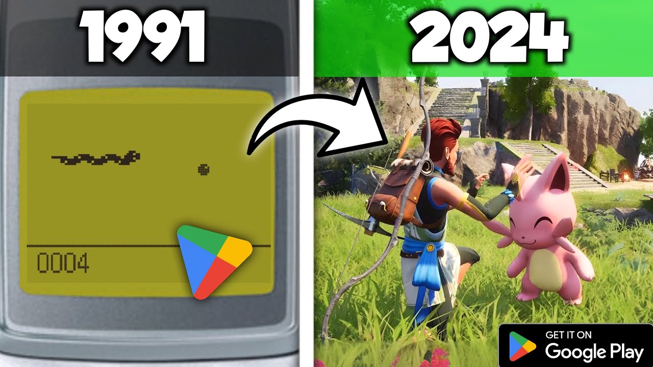 Playing Old to New Games in Mobile !! - YouTube
