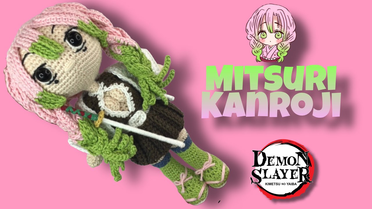Mitsuri Kanroji Amigurumi 4/4 (SUBS 🇺🇸🇧🇷) #mitsuricrochet # ...