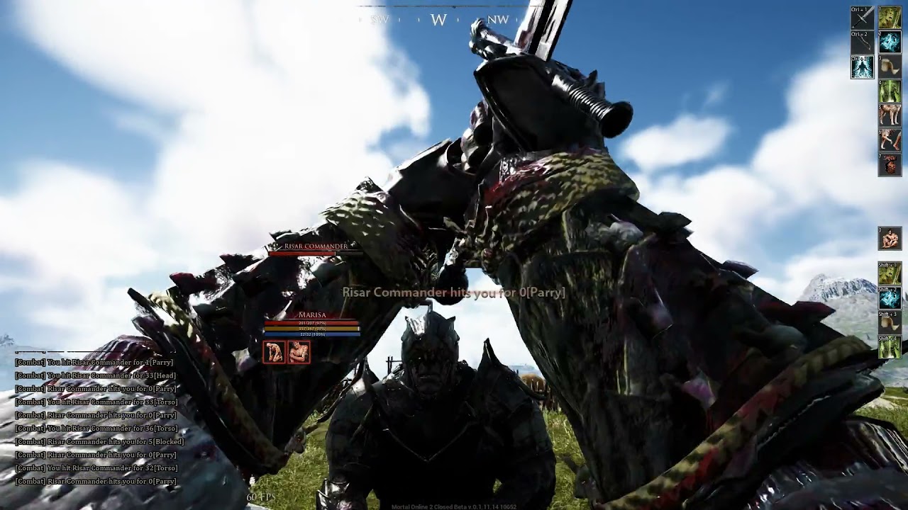 Mortal online 2 Risar Commander solo - YouTube