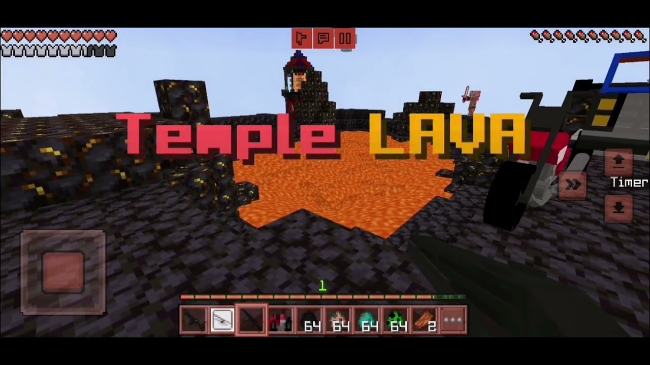 Temple lava in Lava Craft - YouTube