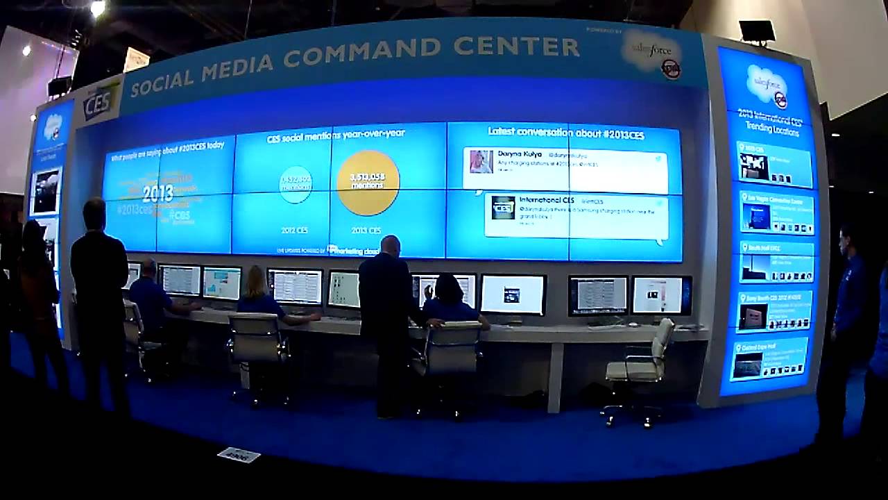 Salesforce Social Media Command Center 2013 International CES 1-8-13 ...
