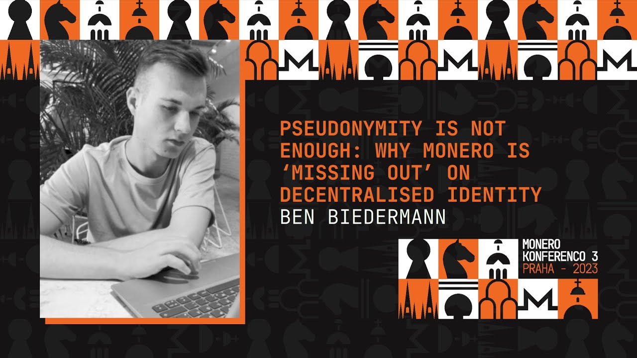 Ben Biedermann - Pseudonymity Is Not Enough: Why Monero ‘misses out’ on ...