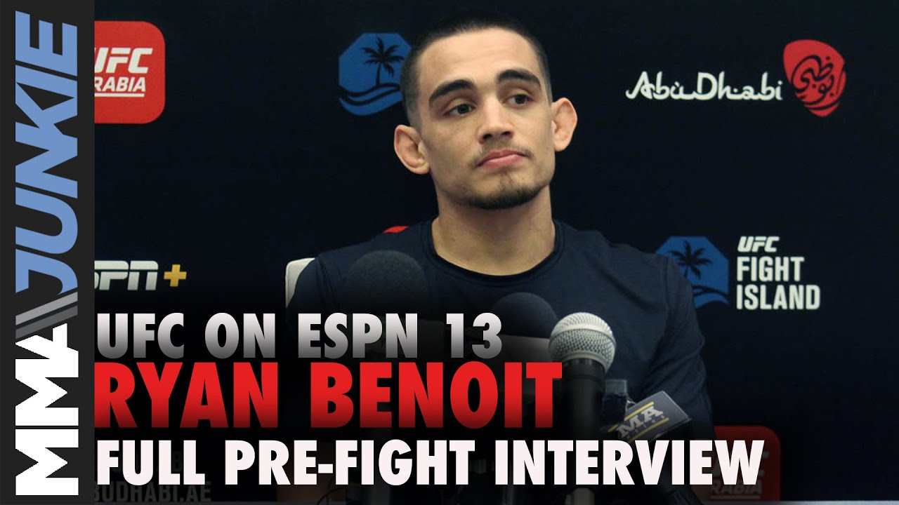 Ryan Benoit sees co-main event as good fit | UFC on ESPN 13 pre-fight ...