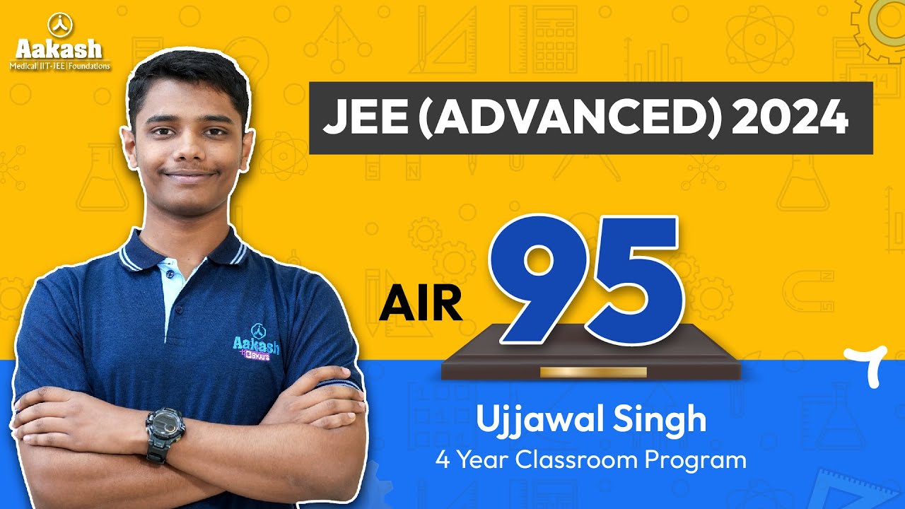 AIR 95 - JEE Advanced Results 2024 - Ujjawal Singh accredits his family ...