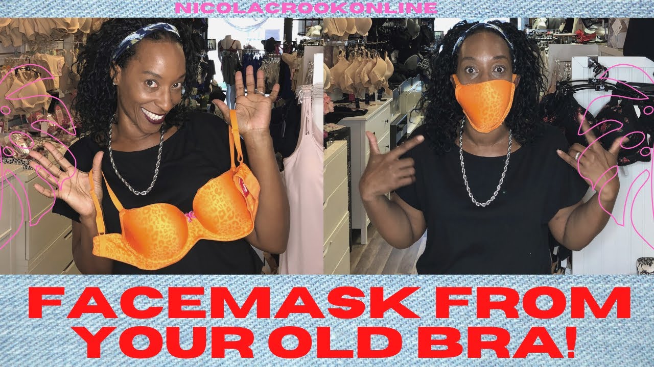 How To Make A Face Mask With A Bra: Bra Fitting a Different Way! | DIY ...