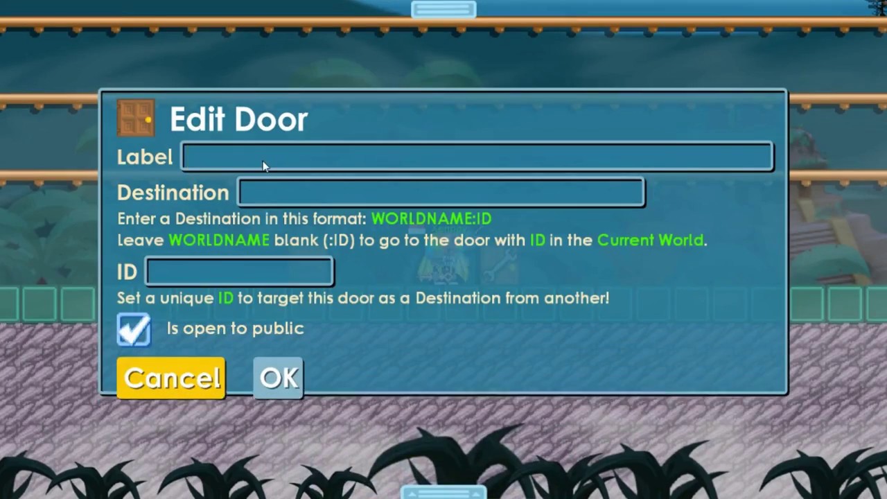 CARA SETTING ID DOOR YANG BENAR DAN CARA MENDAPATKAN DOOR SEED ...
