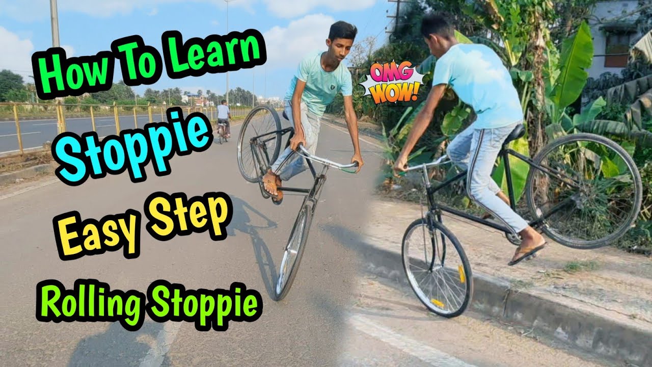 How to Stoppie On Normal Cycle! 😍 My 1st Vlog On Cycle Rolling Stoppie!#viral #video#viral - YouTube