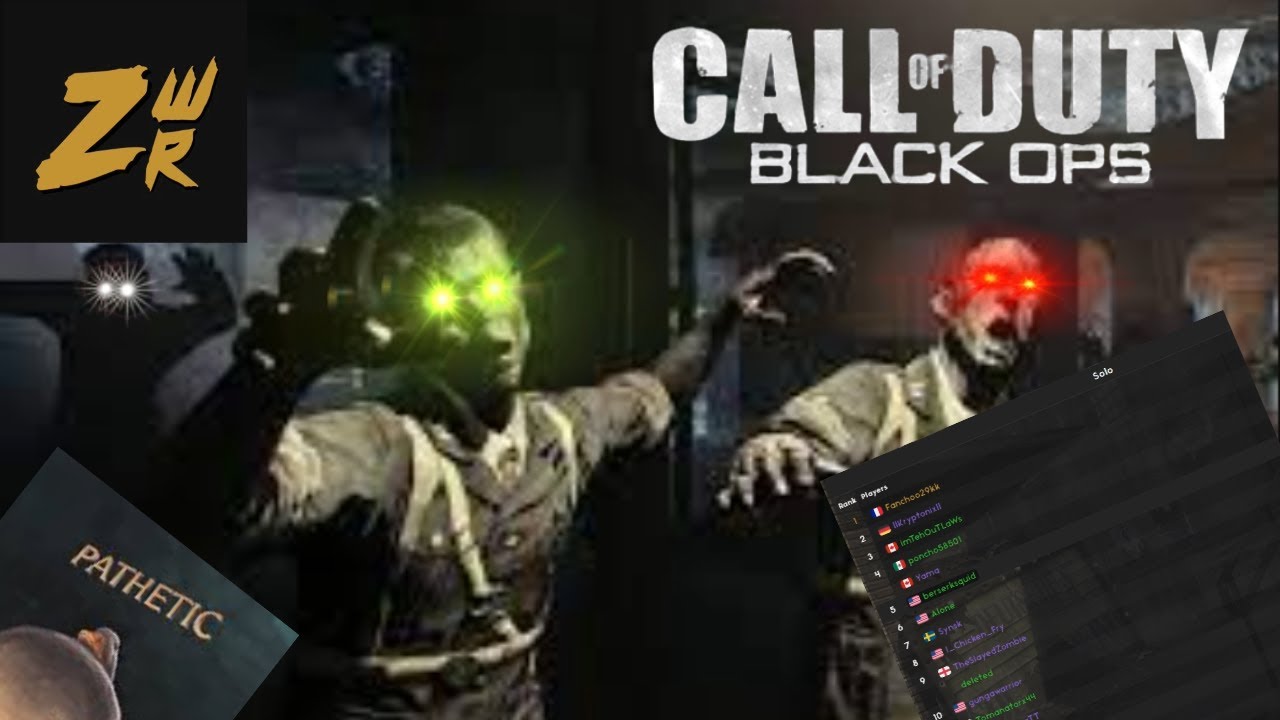 ZOMBIES WORLD RECORDS (BO1 EDITION) - YouTube