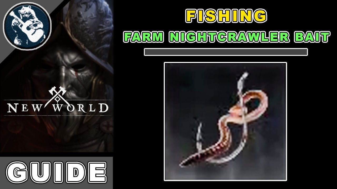 How to Get Nightcrawler Bait in New World | Fishing Guide | Medium Luck ...
