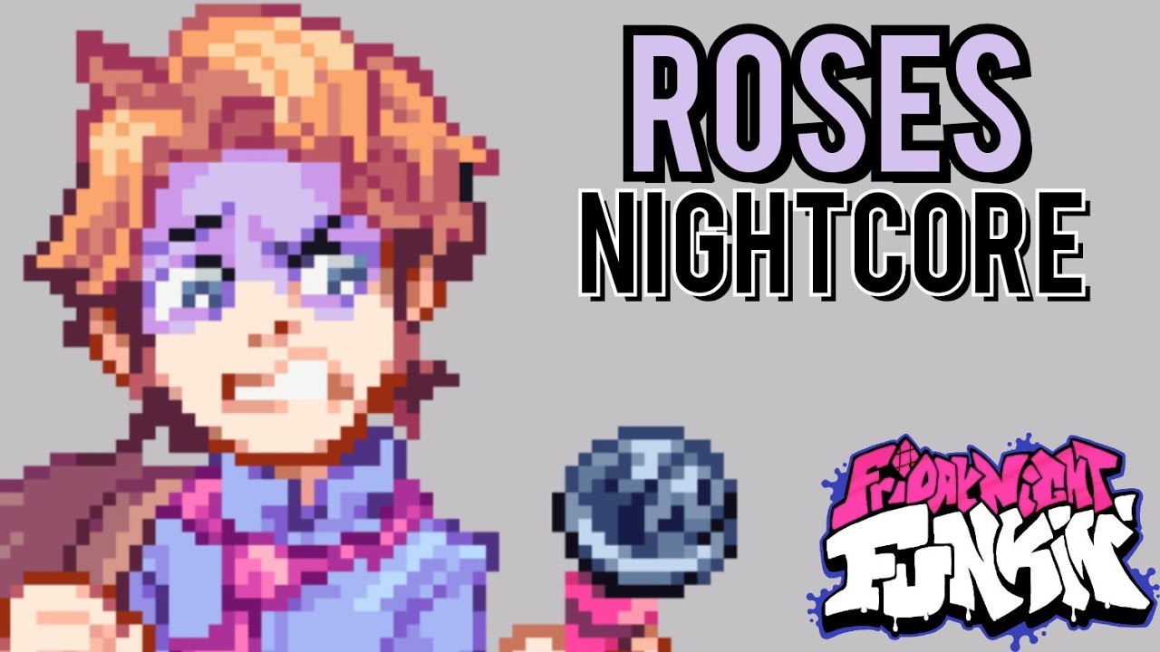 Roses (Nightcore) | Friday Night Funkin' Vs Senpai - YouTube