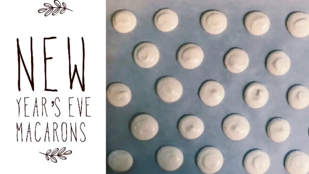 New Year’s Eve macarons - YouTube
