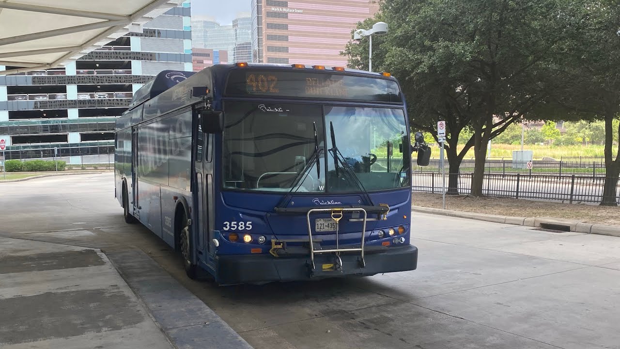 ride the 402 Bellaire Quickline/from Tmc transit Center to Sharpstown ...