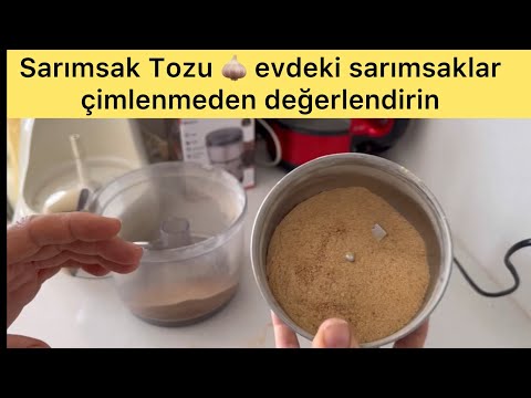 Sarımsaklar🧄🧄Çimlenmeden Değerlendirin Sarımsak Tozu Nasıl Yapılır