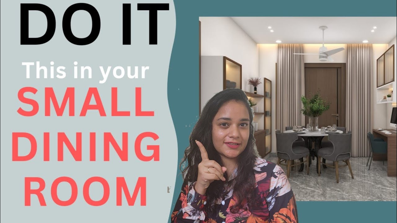 11 tricks to make a small dining area appear large and elegant - YouTube