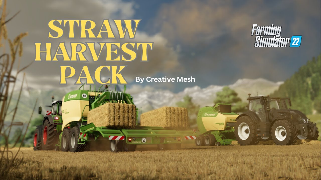 Nieuwe Mod | STRAW HARVEST PACK | Review en Testen | Farming Simulator ...
