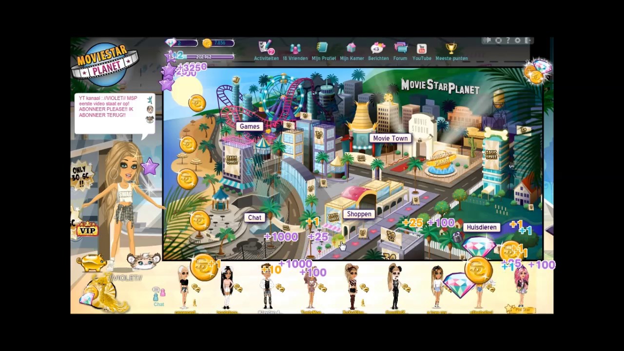 //VIOLET// MSP : Let's play! - YouTube