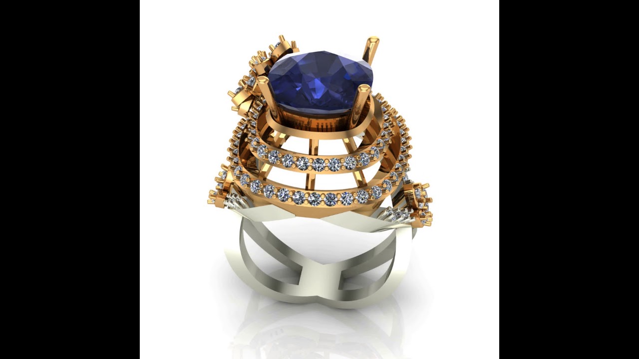 matrix 9 RENDER VIDEO LATEST DIAMOND JEWELLERY LADIES RING 13 - YouTube