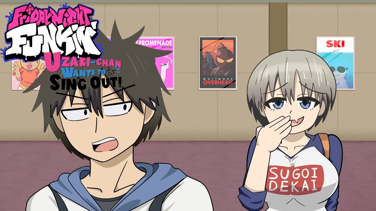 Friday Night Funkin' - Uzaki Chan Quiere Cantar Gameplay "FC" - YouTube