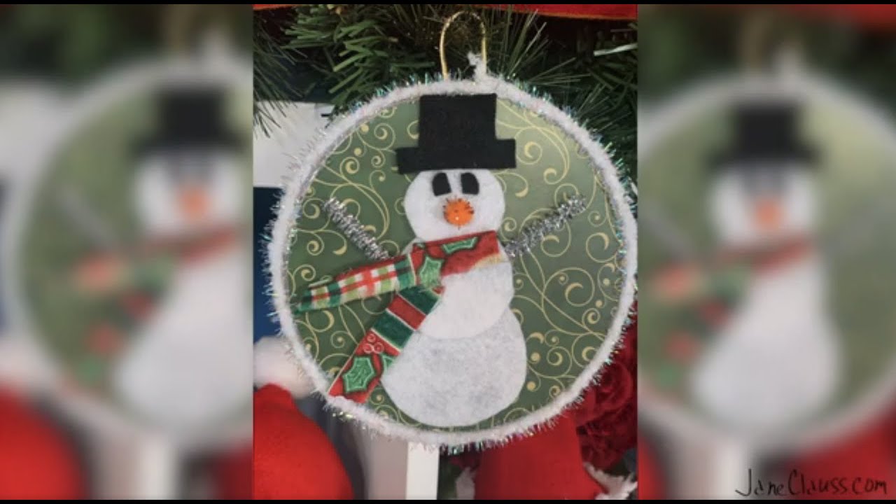 How to repurpose CDs into Ornaments - YouTube