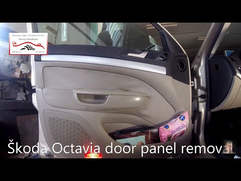 Škoda Octavia  2005-2013   door panel removal