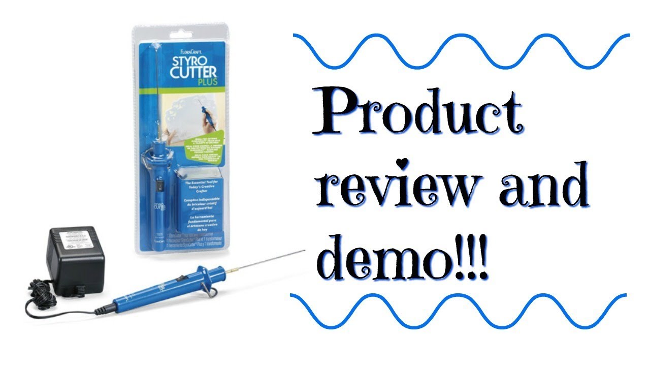 Cross Stitch/Flosstube #232 FloraCraft Styro Cutter product review and ...