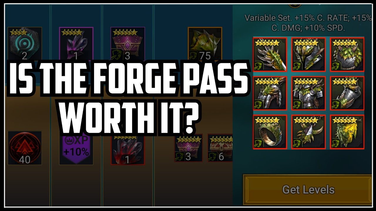 Huge Slayer Set Opening! | Is The Forge Pass Worth It? | Raid Shadow Legends - YouTube