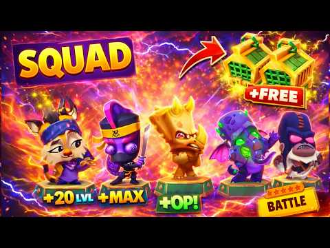 Zooba Squad 20 Maxed Jade Larry Zac Frank Bruce New Update Gameplay