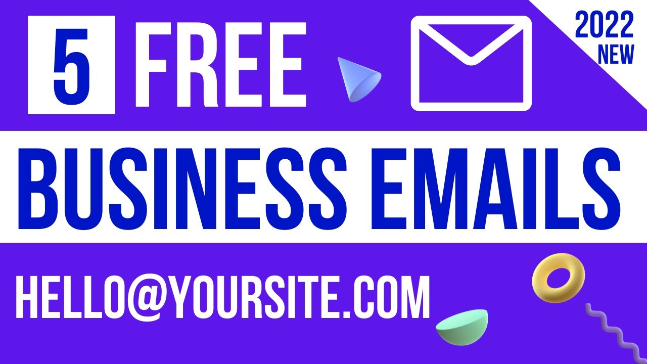 How to Create & Setup FREE Business Email with Your Own Domain (for ...
