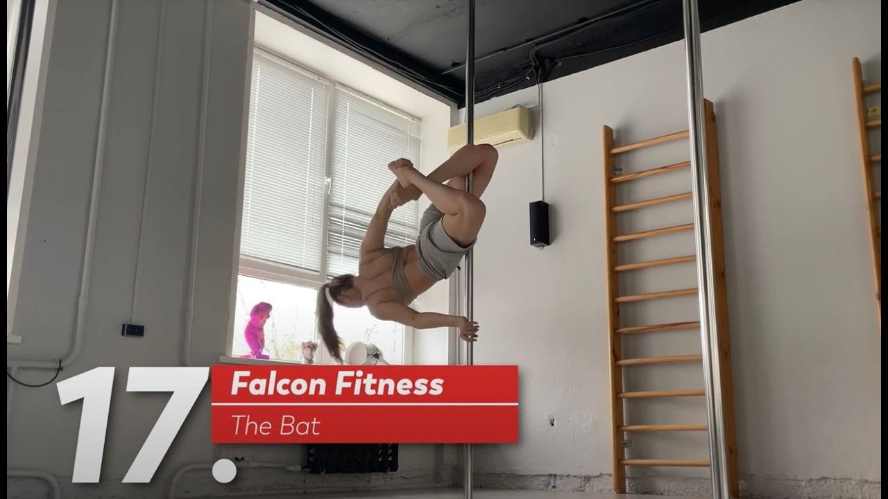 17 How to do an The Bat - Pole tutorial Falcon Fitness - YouTube