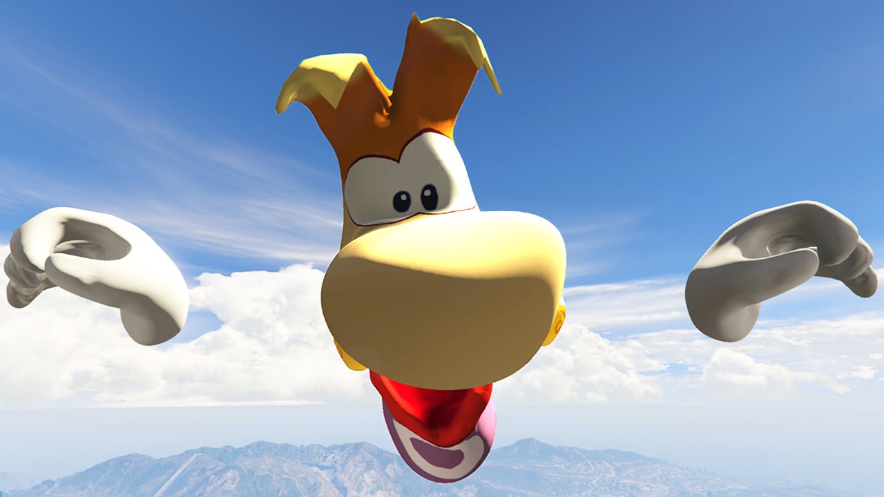 GTA 5 - Rayman Skin Mod [Mod Showcase] - YouTube