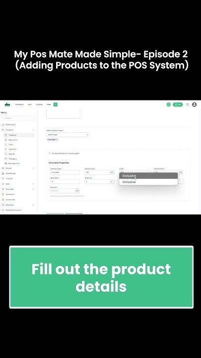 My Pos Mate Made Simple - Episode 2 (Adding Products to the POS System) #possystems - YouTube