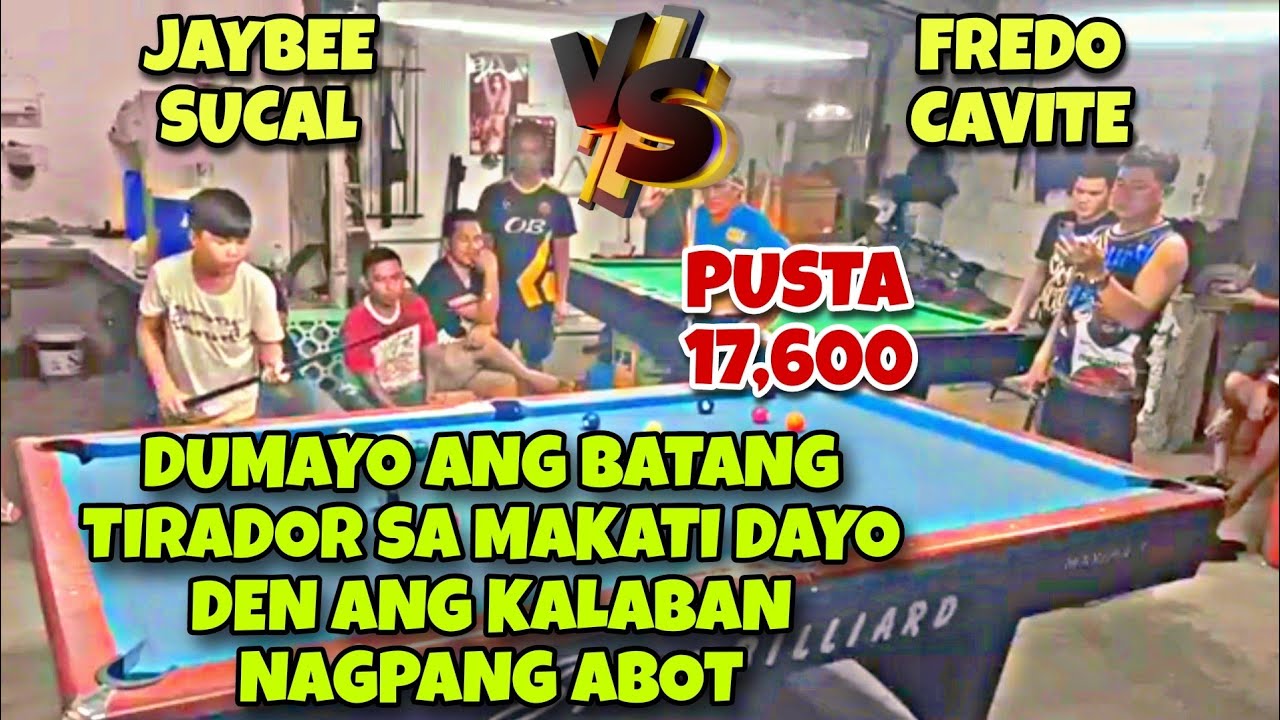 JAYBEE SUCAL VS FREDO CAVITE | PAREHAS 10-BALL 17,600 - YouTube