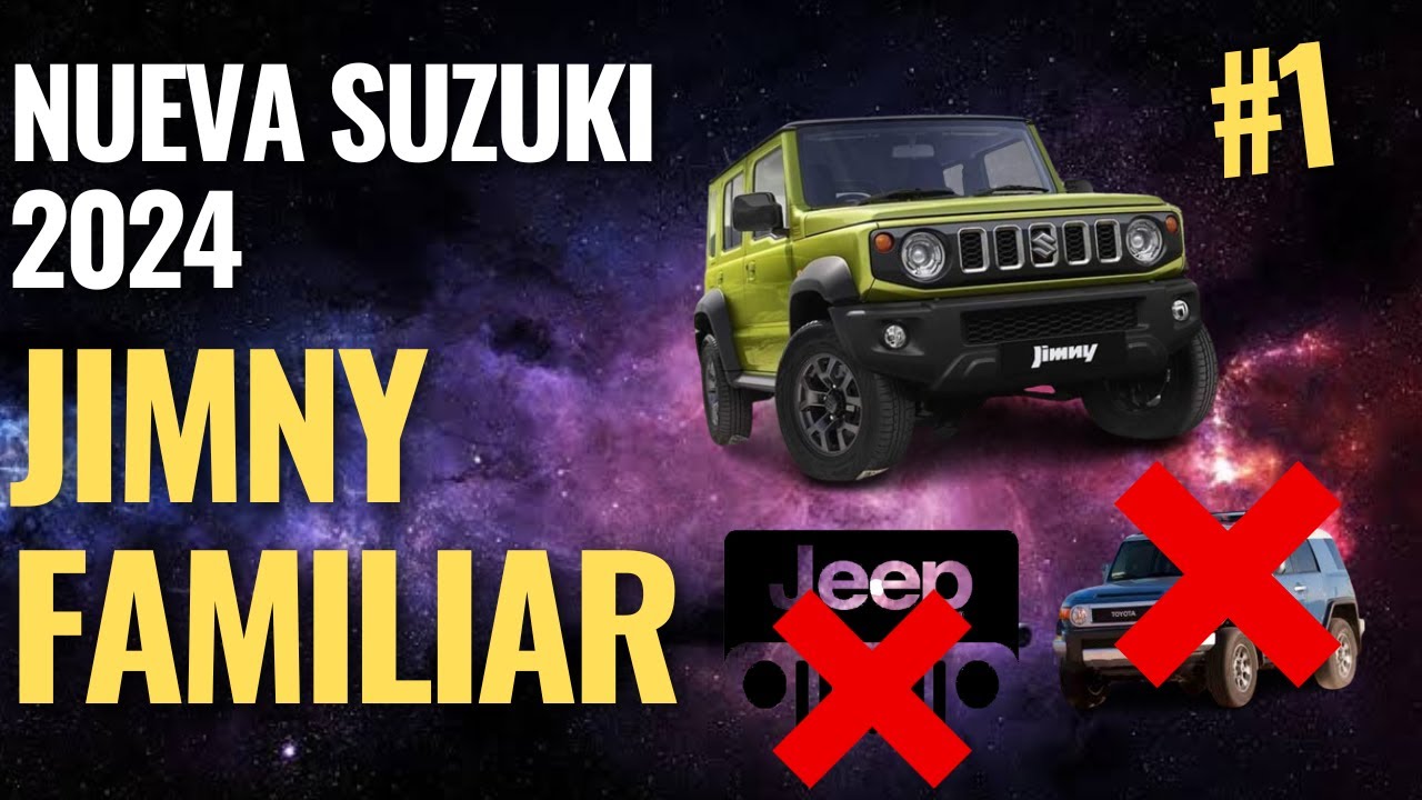 Suzuki Jimny 2024 AHORA FAMILIAR 5 PUERTAS - YouTube