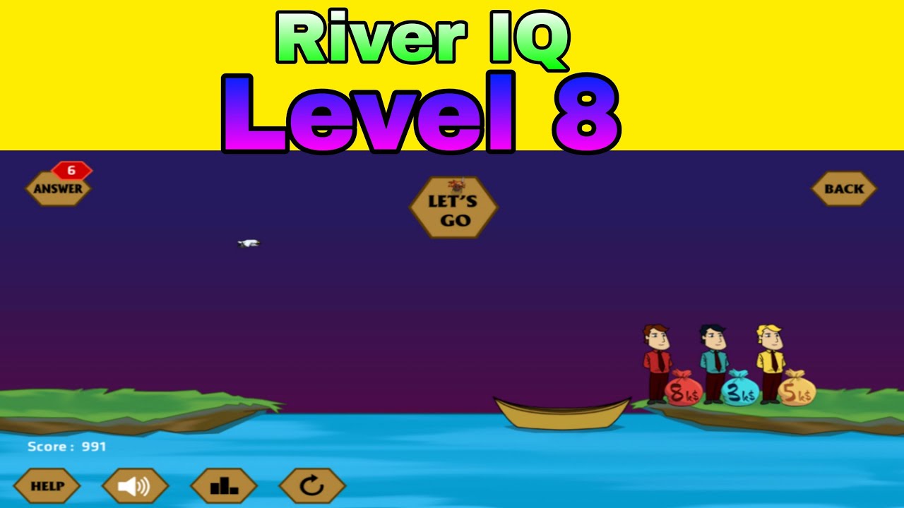 River IQ Crossing Game Level 8 Solutions - YouTube
