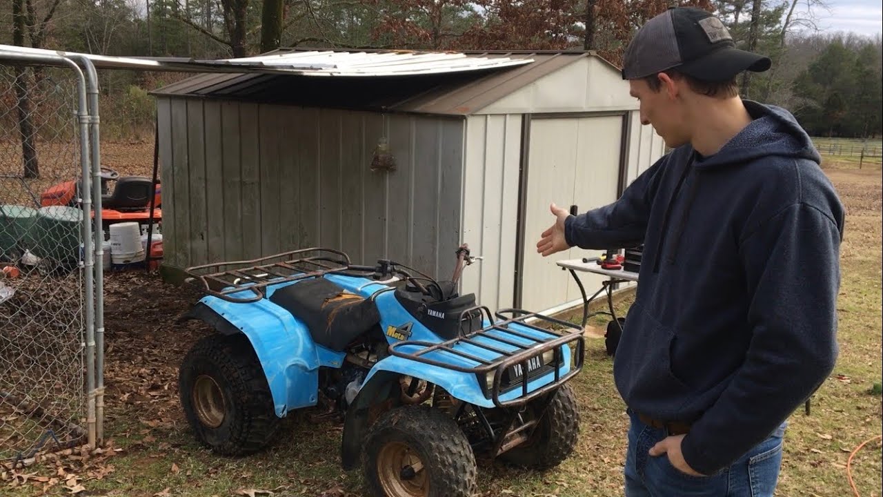 Can I get my First 4 wheeler started? (Moto Series) Part 1 - YouTube