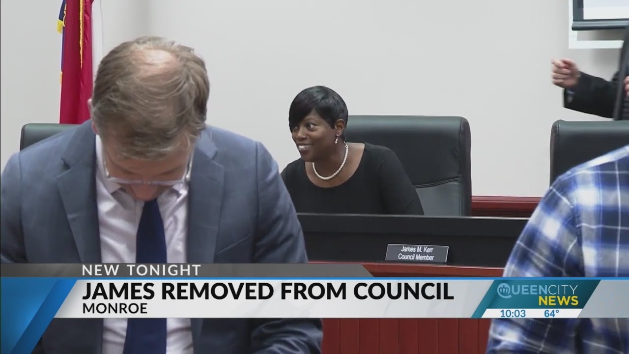 Angelia James removed from Monroe City Council - YouTube