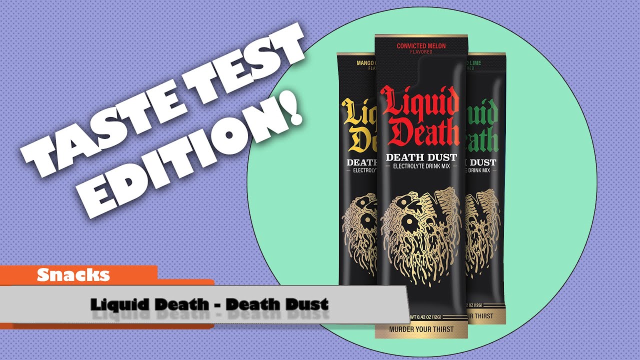 Nerd Tasting - Liquid Death: Death Dust - YouTube