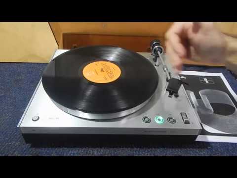 Philips Ga 312 toca -discos belt drive [ demonstração ] - YouTube
