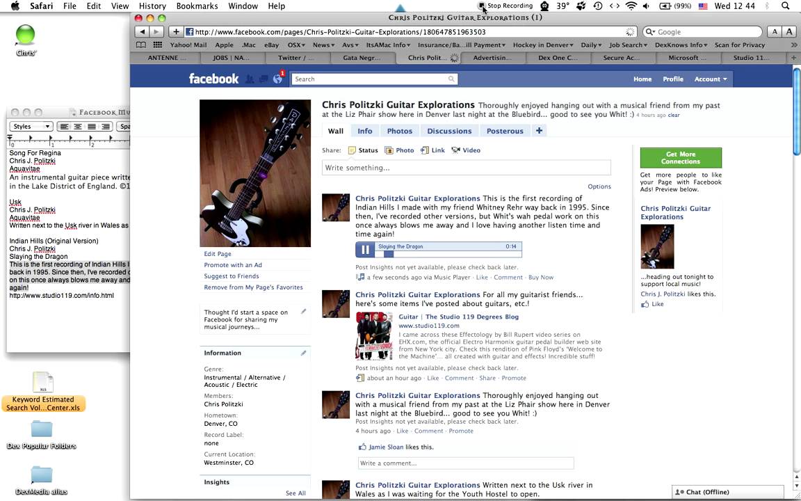Facebook Music Player App Demo - YouTube